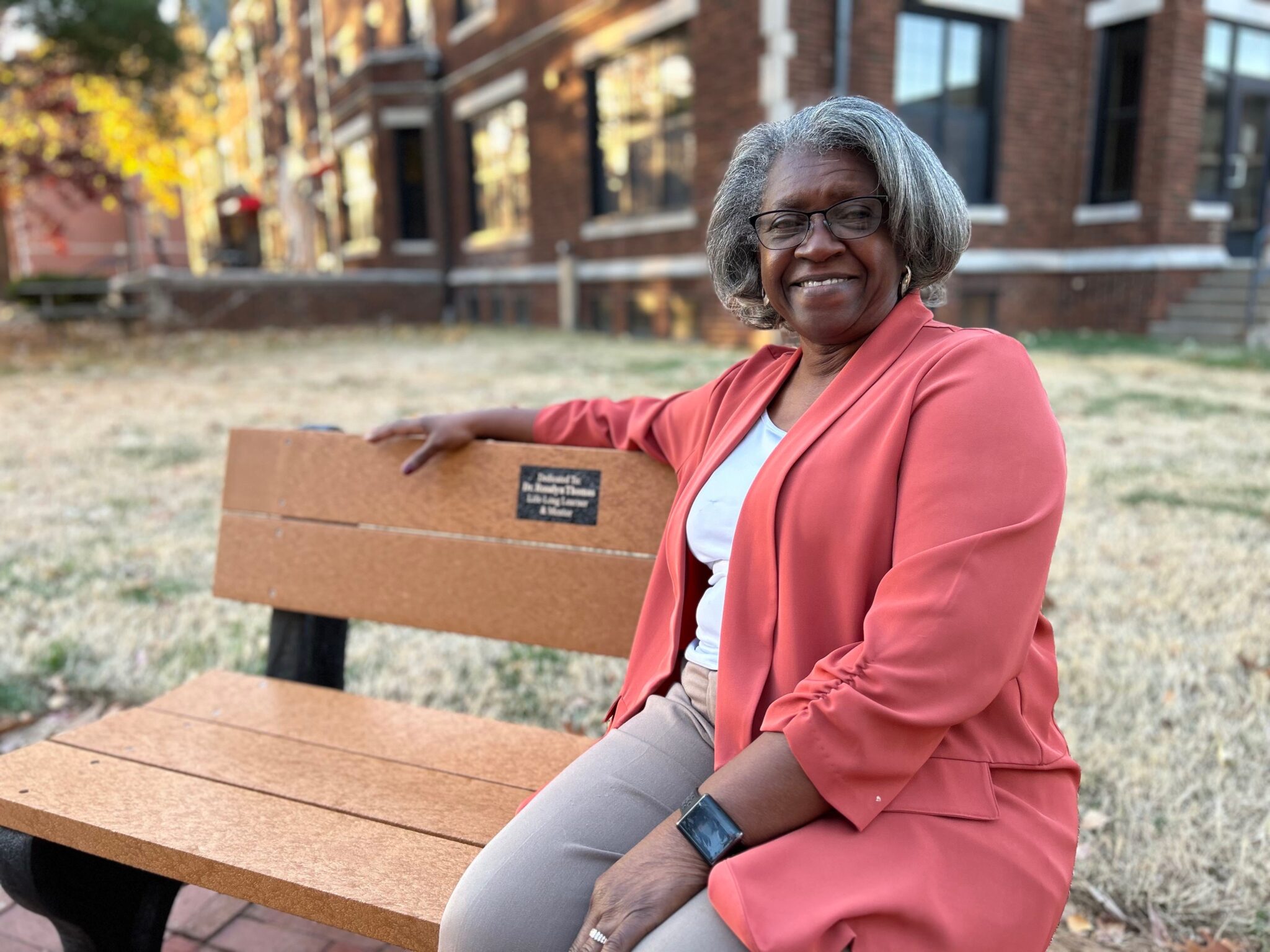 A Tribute Bench to recognize Dr Rosalyn Thomas - Unite News